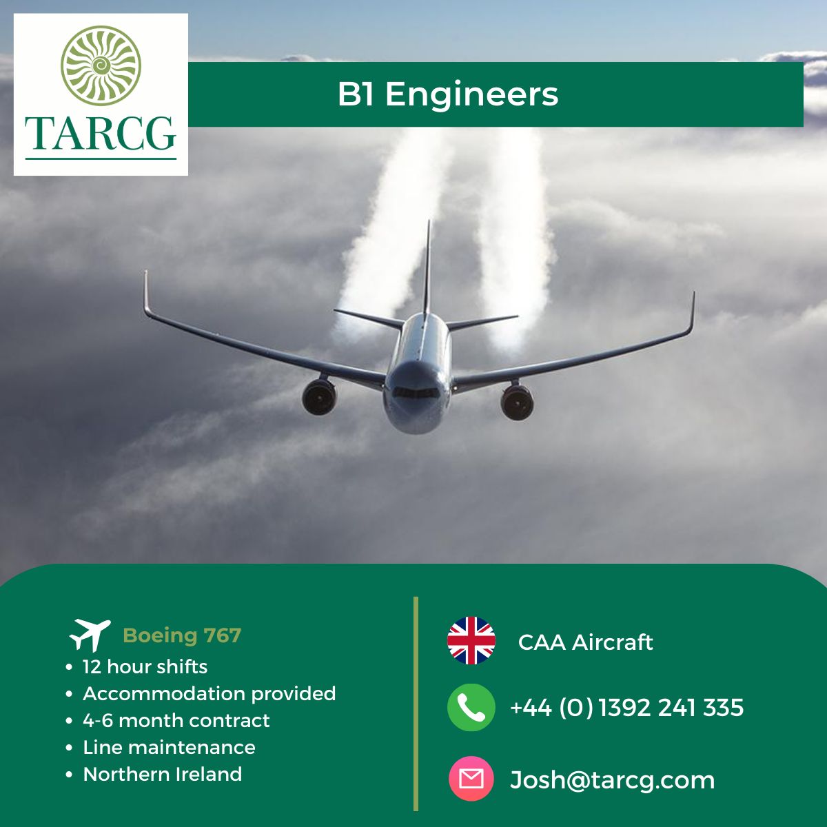 Josh Sanchez (CertRP) on LinkedIn: ⏰ B1 Engineers - B767 Aircraft Hours ... Josh Sanchez (CertRP) on LinkedIn: ⏰ B1 Engineers - B767 Aircraft Hours ...