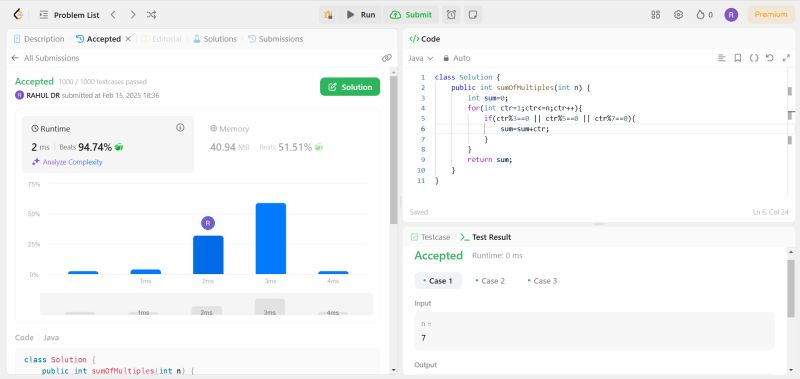 #leetcode #leetcode #100daysofcode #dsa #problemsolving #java… | RAHUL DR #leetcode #leetcode #100daysofcode #dsa #problemsolving #java… | RAHUL DR