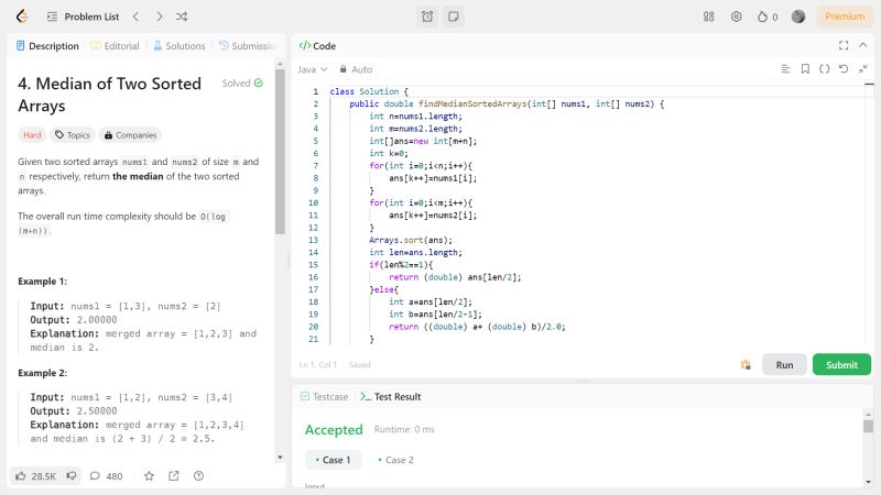 Resolved a problem on LeetCode | Aman Pathak posted on the topic | LinkedIn Resolved a problem on LeetCode | Aman Pathak posted on the topic | LinkedIn
