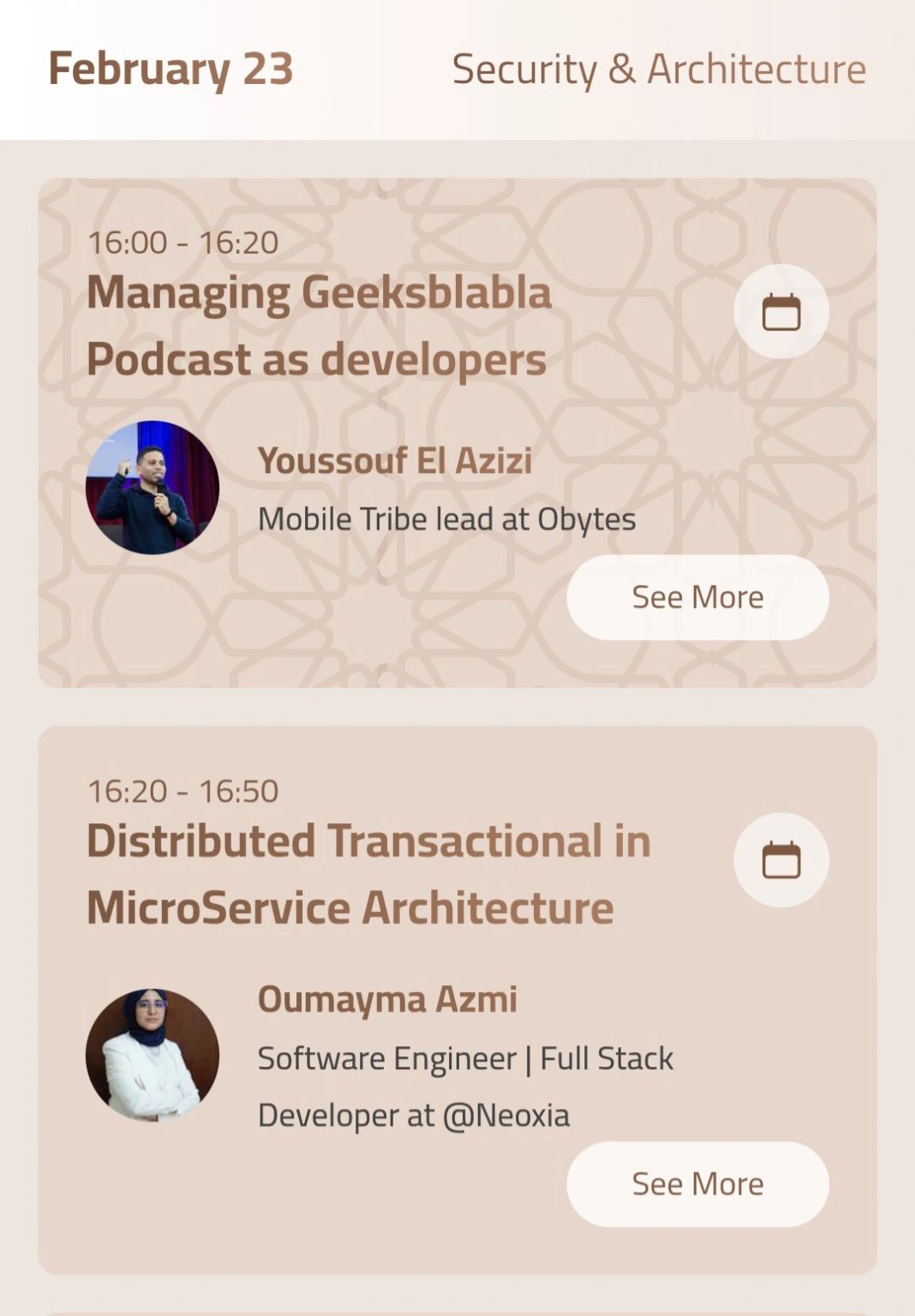Oumayma AZMI on LinkedIn: First experience with Conf. I have chosen the ... Oumayma AZMI on LinkedIn: First experience with Conf. I have chosen the ...