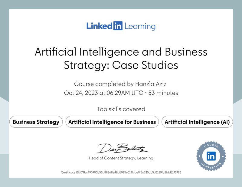 Course on AI and Business Strategy by Anil Gupta | Hanzla Aziz posted ... Course on AI and Business Strategy by Anil Gupta | Hanzla Aziz posted ...