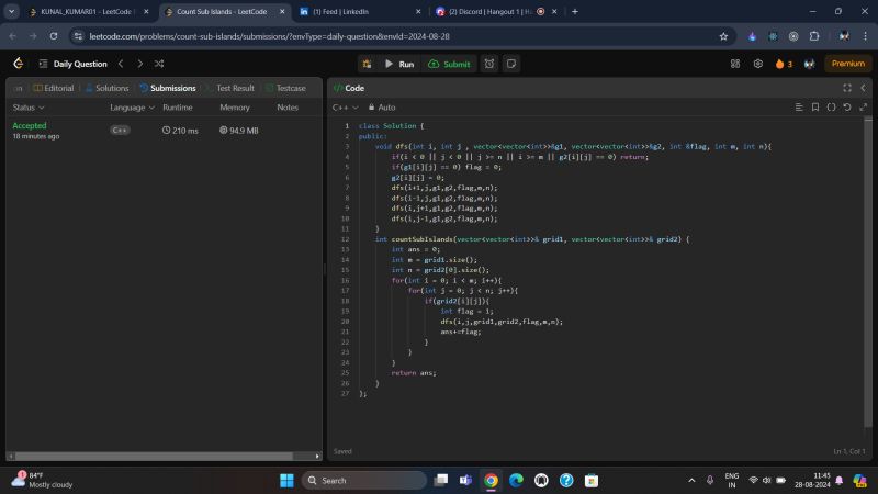 Kunal Kumar on LinkedIn: #leetcode #codingpractice #dsa # ... Kunal Kumar on LinkedIn: #leetcode #codingpractice #dsa # ...