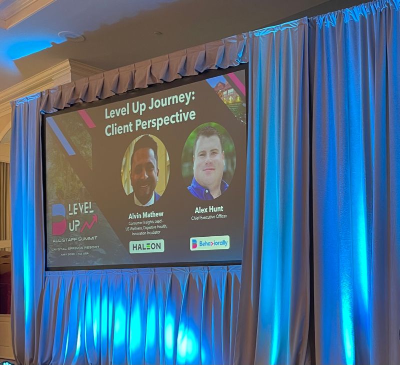 Enjoyed speaking to my friends at Behaviorally about “leveling up” the ... Enjoyed speaking to my friends at Behaviorally about “leveling up” the ...