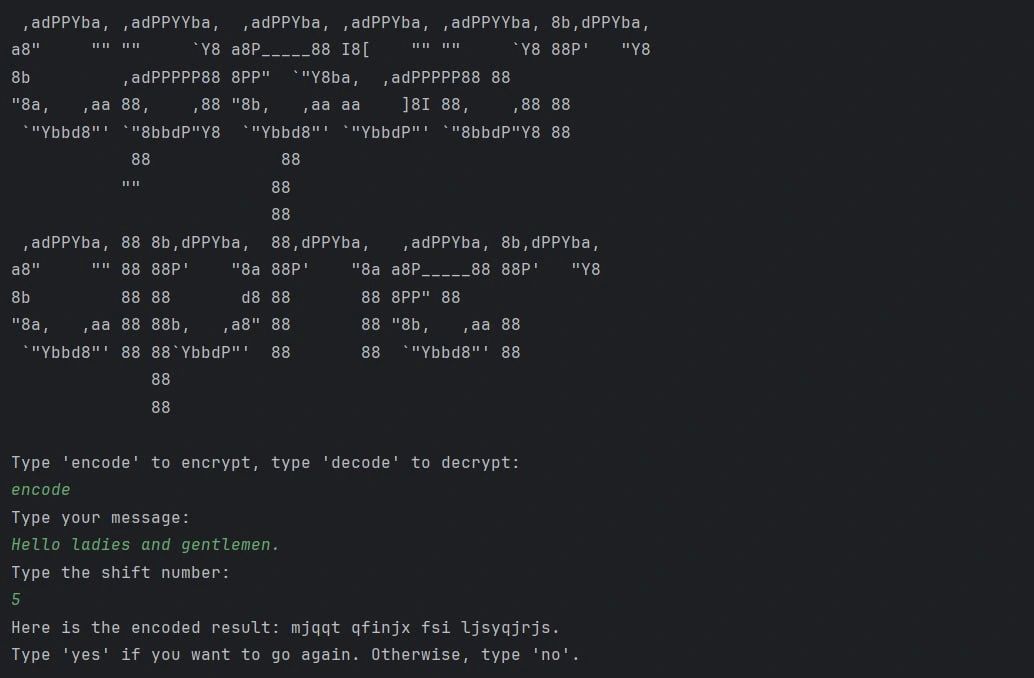 #100pythonprojects #python #cryptography #caesarcipher #codingprojects ... #100pythonprojects #python #cryptography #caesarcipher #codingprojects ...