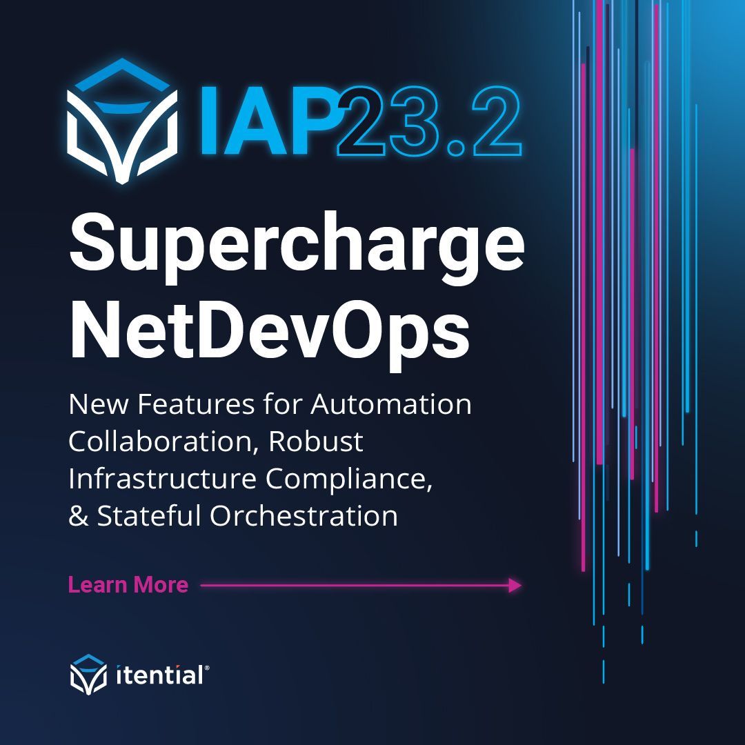 How IAP 23.2 boosts NetDevOps with new features | Sean Mooney posted on ... How IAP 23.2 boosts NetDevOps with new features | Sean Mooney posted on ...
