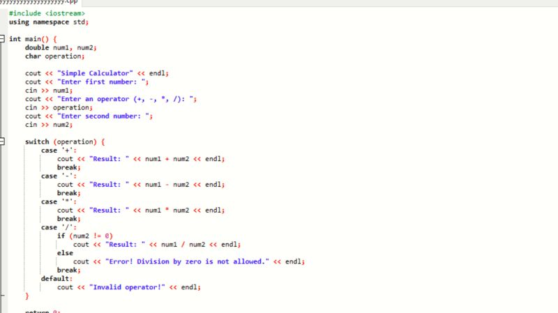 This is how to create simple calculator using C++ | Alhassan Emmanuel This is how to create simple calculator using C++ | Alhassan Emmanuel