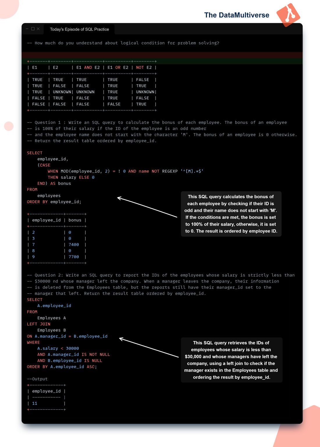 Isaac Dada on LinkedIn: #sql #data #dataanalyst #dataanalytics # ... Isaac Dada on LinkedIn: #sql #data #dataanalyst #dataanalytics # ...