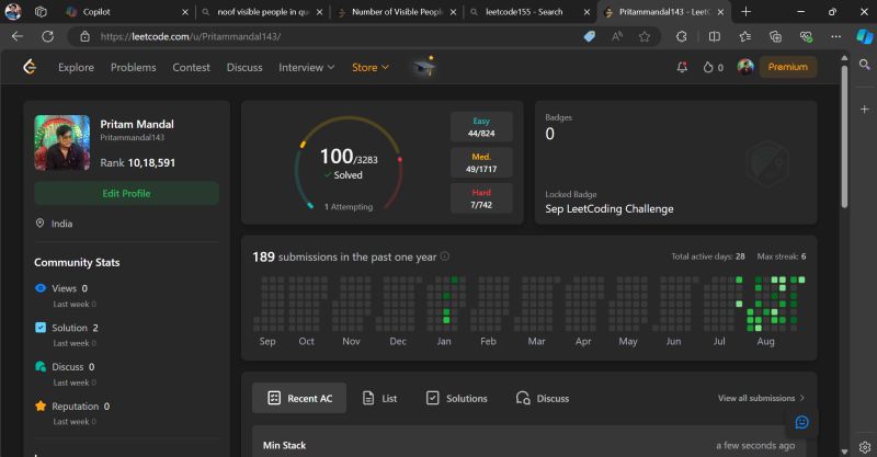 Pritam Mandal on LinkedIn: #codingmilestone #leetcodechampion # ... Pritam Mandal on LinkedIn: #codingmilestone #leetcodechampion # ...
