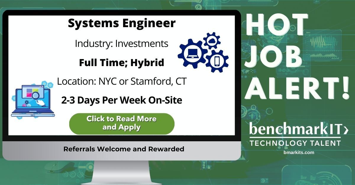 Samantha Mason on LinkedIn: Systems Engineer (NYC, Stamford): Samantha Mason on LinkedIn: Systems Engineer (NYC, Stamford):