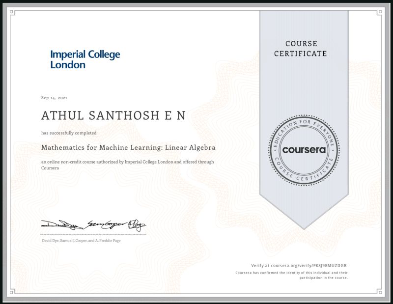 Athul Santhosh E N on LinkedIn: #machinelearning #mathematics # ... Athul Santhosh E N on LinkedIn: #machinelearning #mathematics # ...