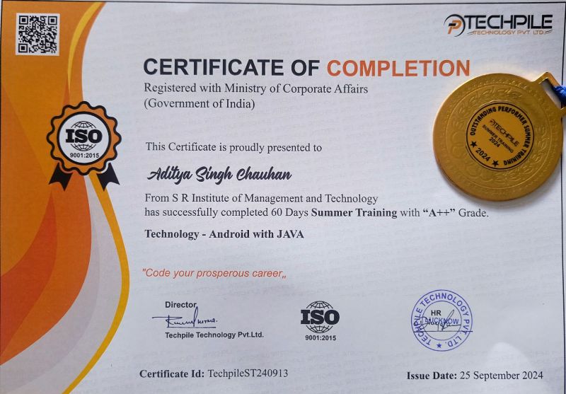 Aditya Singh Chauhan on LinkedIn: #androiddevelopment #techjourney # ... Aditya Singh Chauhan on LinkedIn: #androiddevelopment #techjourney # ...