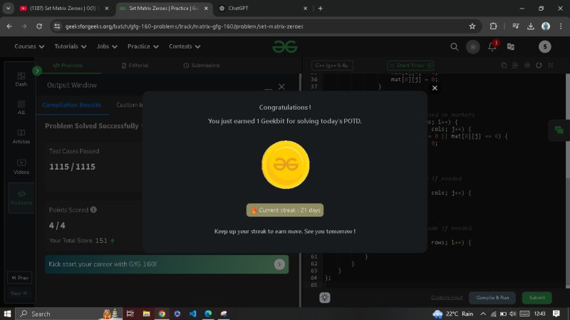 Swastik Singh on LinkedIn: #dsa #codingchallenge #geeksforgeeks # ... Swastik Singh on LinkedIn: #dsa #codingchallenge #geeksforgeeks # ...
