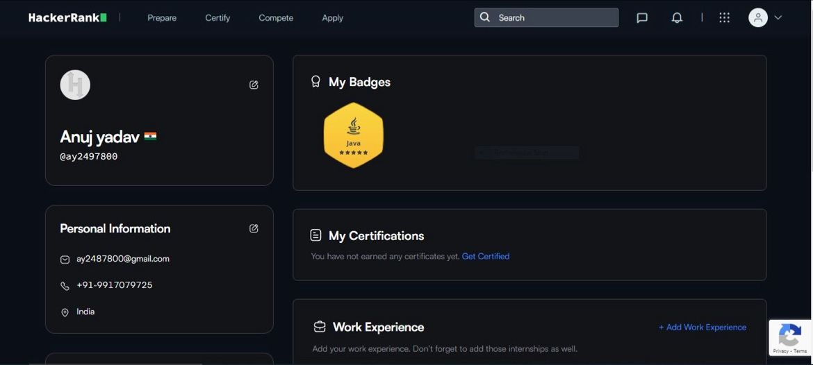 Anuj Yadav on LinkedIn: #java #hackerrank #coding #hardwork Anuj Yadav on LinkedIn: #java #hackerrank #coding #hardwork
