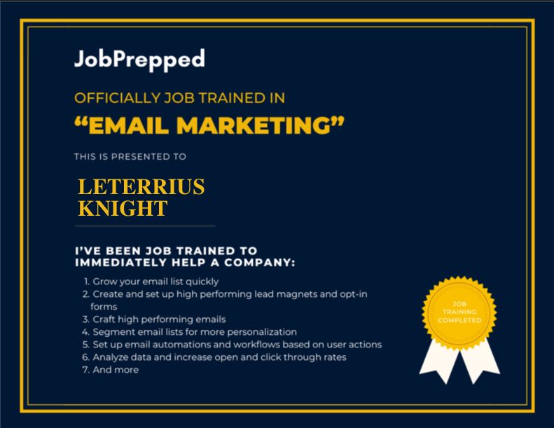 LeTerrius Knight on LinkedIn: #letsconnect #opentowork # ... LeTerrius Knight on LinkedIn: #letsconnect #opentowork # ...