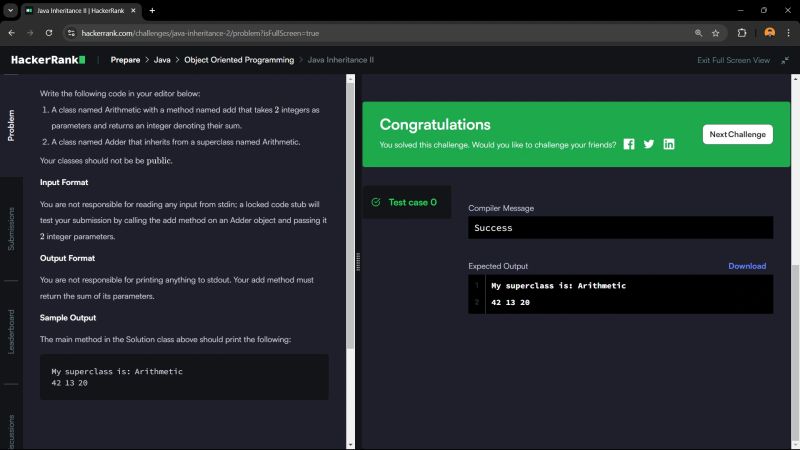 Nandha Kumar S on LinkedIn: #java #hackerrank #problemsolving ... Nandha Kumar S on LinkedIn: #java #hackerrank #problemsolving ...