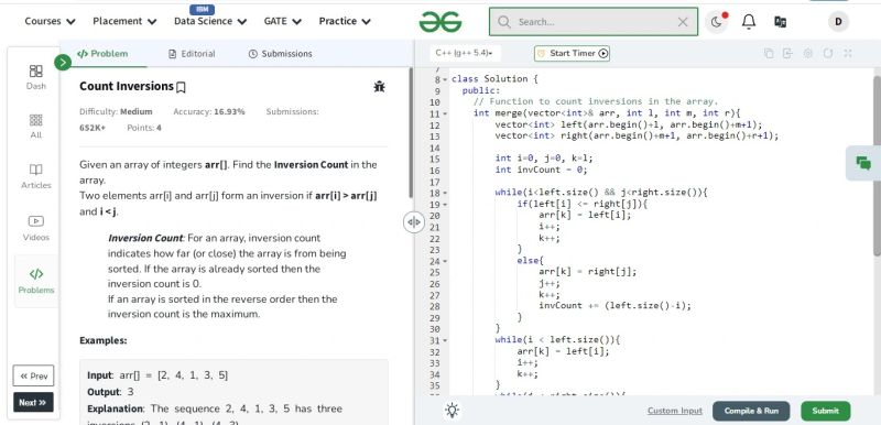 #160daysofdsa #dsa #codingpractice #geeksforgeeks #gfg160 # ... #160daysofdsa #dsa #codingpractice #geeksforgeeks #gfg160 # ...