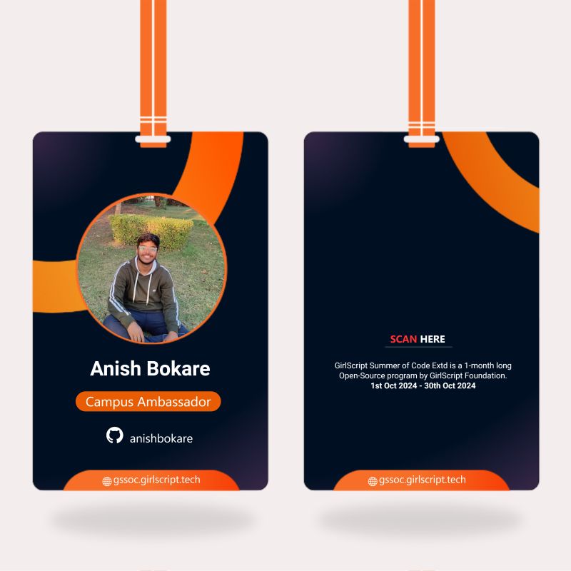 Anish Bokare on LinkedIn: #gssoc #campusambassador #opensource Anish Bokare on LinkedIn: #gssoc #campusambassador #opensource