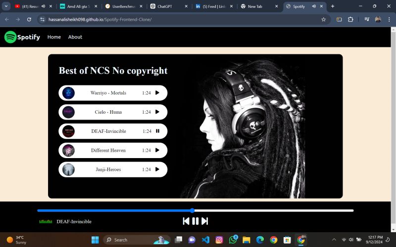 Launching a responsive Spotify frontend clone! | Hassan Ali posted on ... Launching a responsive Spotify frontend clone! | Hassan Ali posted on ...