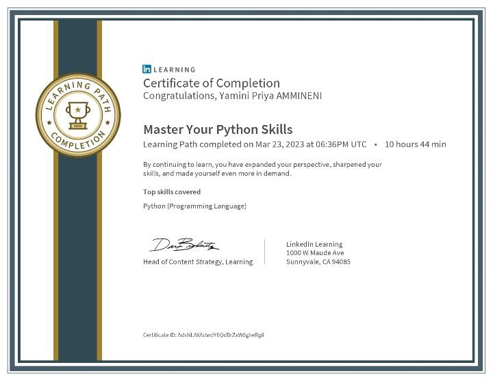 Yamini Priya Ammineni on LinkedIn: #python #pythonprogramming # ... Yamini Priya Ammineni on LinkedIn: #python #pythonprogramming # ...