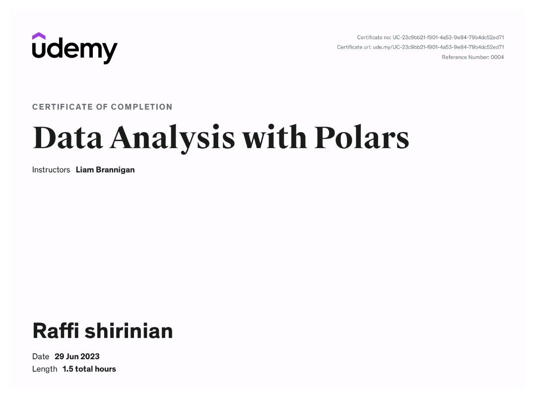 Raffi Shirinian on LinkedIn: Pandas alternative for handling very large ... Raffi Shirinian on LinkedIn: Pandas alternative for handling very large ...