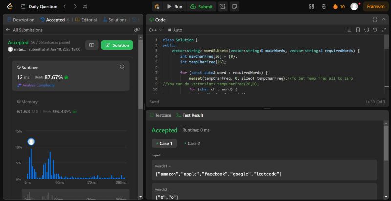 Mitali Dubey on LinkedIn: #100daysofcodechallenge #leetcode #cplusplus ... Mitali Dubey on LinkedIn: #100daysofcodechallenge #leetcode #cplusplus ...