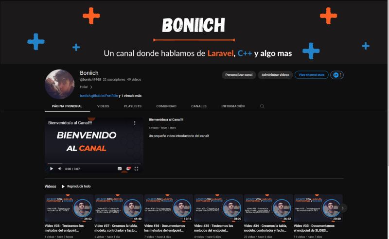 #laravel #php #cplusplus #youtube #api #backend #desarrolloweb ... #laravel #php #cplusplus #youtube #api #backend #desarrolloweb ...