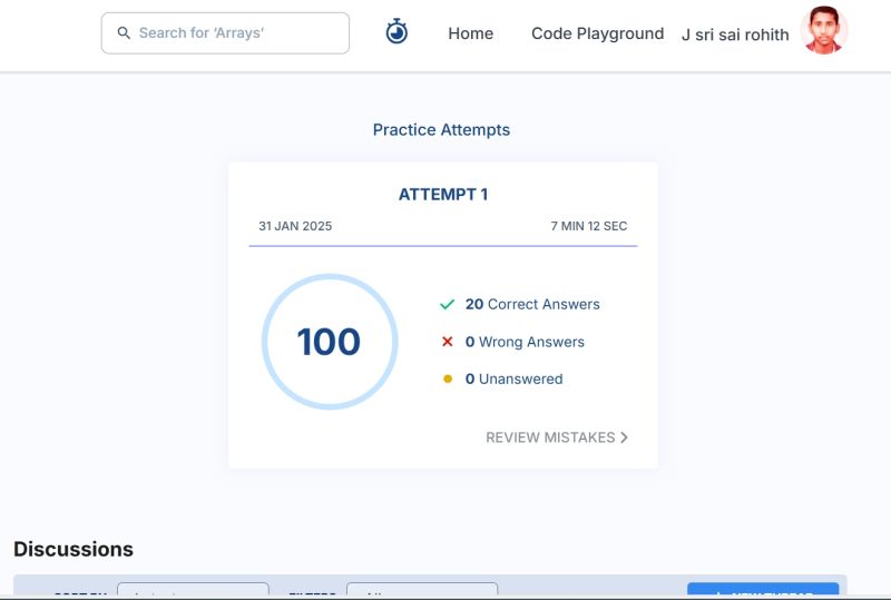 javascript coding practice mcq's. | Srisairohith Jaladi javascript coding practice mcq's. | Srisairohith Jaladi