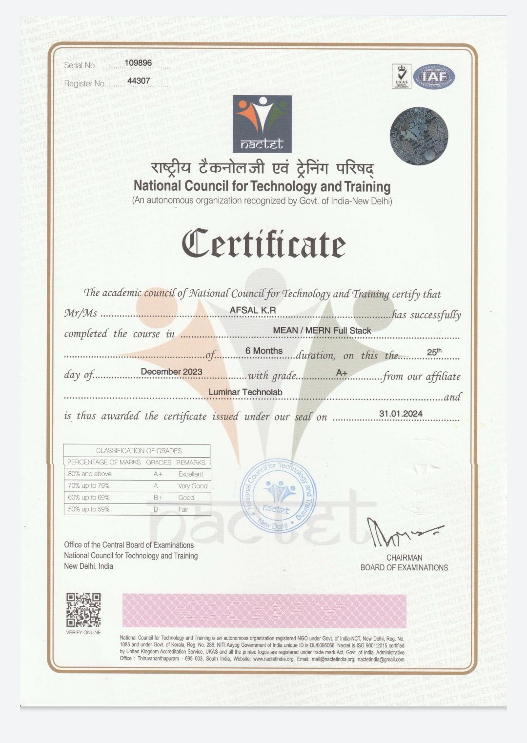afsal kr on LinkedIn: #meanstackdeveloper #certificationachievement # ... afsal kr on LinkedIn: #meanstackdeveloper #certificationachievement # ...
