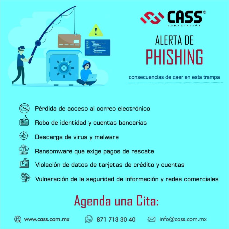 #casscomputacion #phishingconsequences #ciberseguridad #protegetusdatos ... #casscomputacion #phishingconsequences #ciberseguridad #protegetusdatos ...