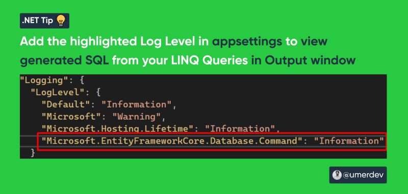 Umer Farooq on LinkedIn: #dotnet #linq #debugging #sql Umer Farooq on LinkedIn: #dotnet #linq #debugging #sql