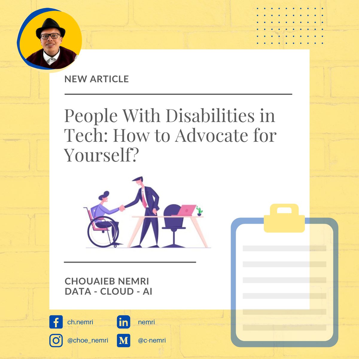 Chouaieb NEMRI on LinkedIn: #disability #career #programming #tech #stem Chouaieb NEMRI on LinkedIn: #disability #career #programming #tech #stem