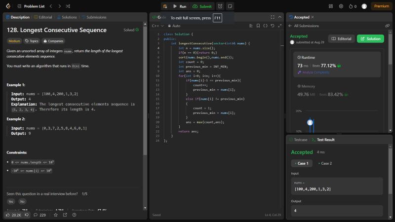 Sathish Waran on LinkedIn: #100dayscodingchallenge #leetcode Sathish Waran on LinkedIn: #100dayscodingchallenge #leetcode
