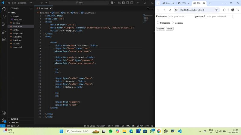 some small project's using html and css (Add link , form creation ... some small project's using html and css (Add link , form creation ...