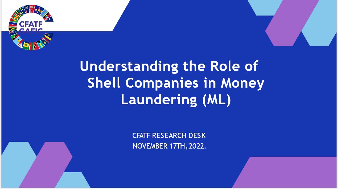 CFATF Research Desk on Shell Companies for Money Laundering | Caribbean ... CFATF Research Desk on Shell Companies for Money Laundering | Caribbean ...