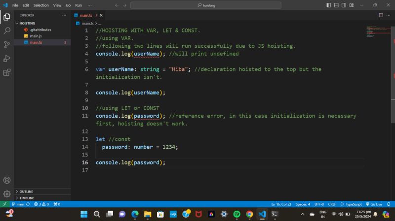 #javascript #typescript #hoisting #webdevelopment #codingjourney ... #javascript #typescript #hoisting #webdevelopment #codingjourney ...