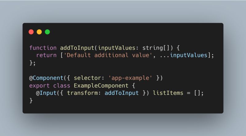 Roberto Heckers on LinkedIn: 🔀 Transform Angular input values like a ... Roberto Heckers on LinkedIn: 🔀 Transform Angular input values like a ...