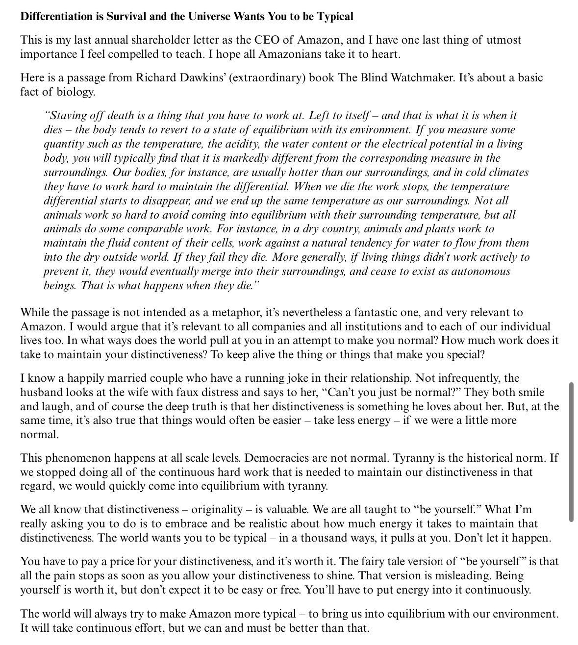first time i read this, i got super emotional. jeff bezos really is an ... first time i read this, i got super emotional. jeff bezos really is an ...