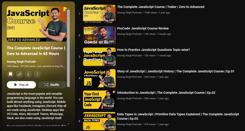 Yash Swarnkar on LinkedIn: #javascript #course #freecourse Yash Swarnkar on LinkedIn: #javascript #course #freecourse