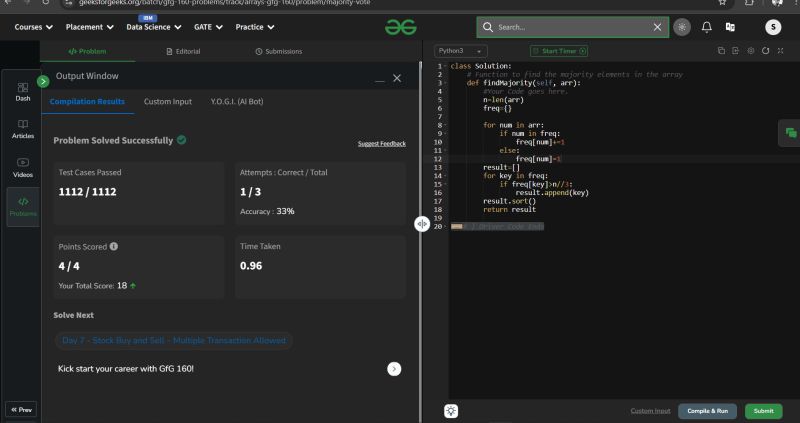 #gfg160 #coding #python #geeksforgeeks | Sarthak Shinde #gfg160 #coding #python #geeksforgeeks | Sarthak Shinde