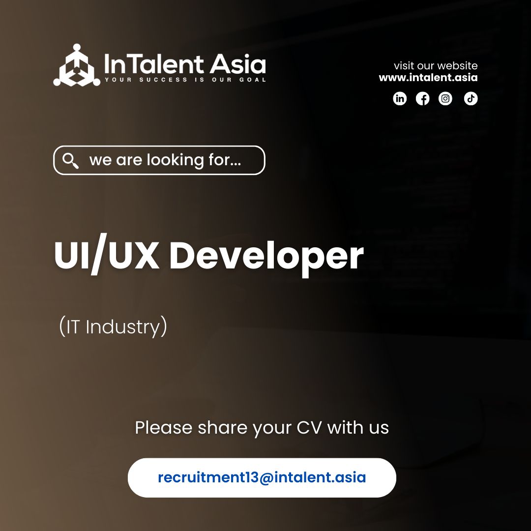 We are Hiring !!! | InTalent Asia We are Hiring !!! | InTalent Asia