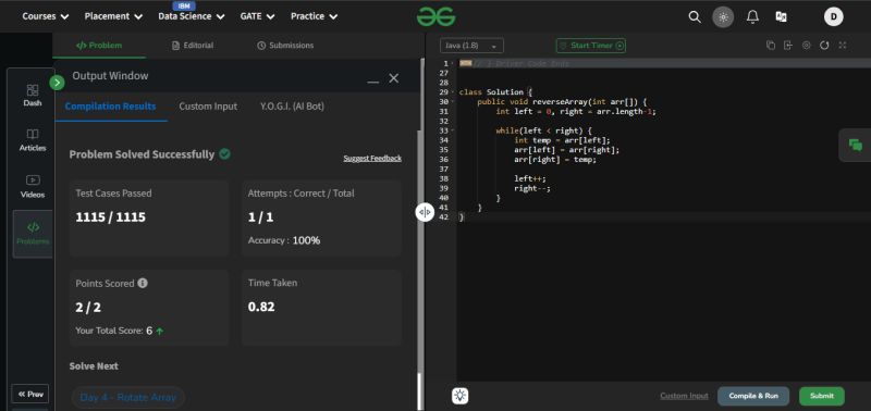 #dsa #codingchallenge #problemsolving #geeksforgeeks #100daysofcode ... #dsa #codingchallenge #problemsolving #geeksforgeeks #100daysofcode ...