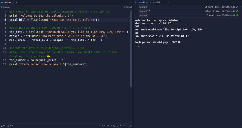 Day 2 of #100DaysOfCode: Python basics | Elizae McDonald posted on the ... Day 2 of #100DaysOfCode: Python basics | Elizae McDonald posted on the ...