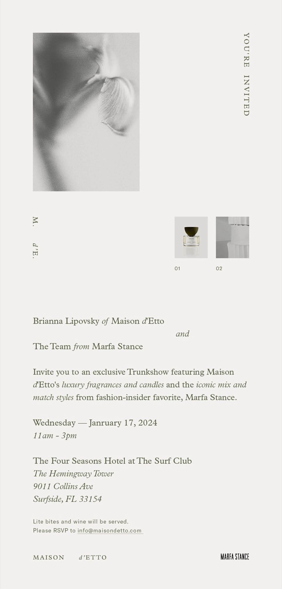 Maison d'Etto on LinkedIn: Join Maison d'Etto and MARFA STANCE tomorrow ... Maison d'Etto on LinkedIn: Join Maison d'Etto and MARFA STANCE tomorrow ...