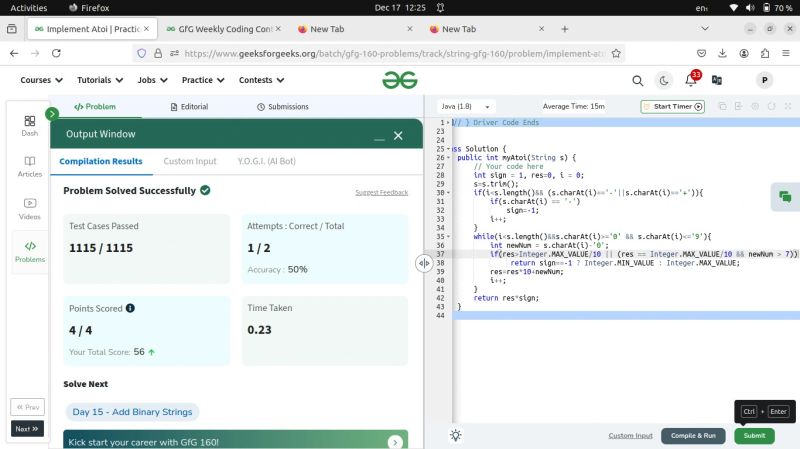 Pravalika Singarapu on LinkedIn: #gfg160days #codingchallenge #leetcode ... Pravalika Singarapu on LinkedIn: #gfg160days #codingchallenge #leetcode ...
