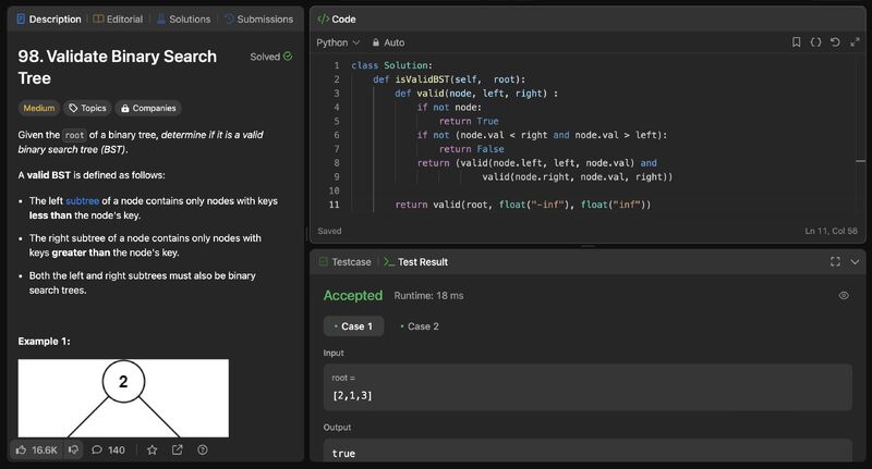 #leetcode #python #binarysearchtree #problemsolving #algorithm ... #leetcode #python #binarysearchtree #problemsolving #algorithm ...