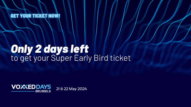 Voxxed Days Brussels on LinkedIn: Time is running out! Only 2 more days ... Voxxed Days Brussels on LinkedIn: Time is running out! Only 2 more days ...