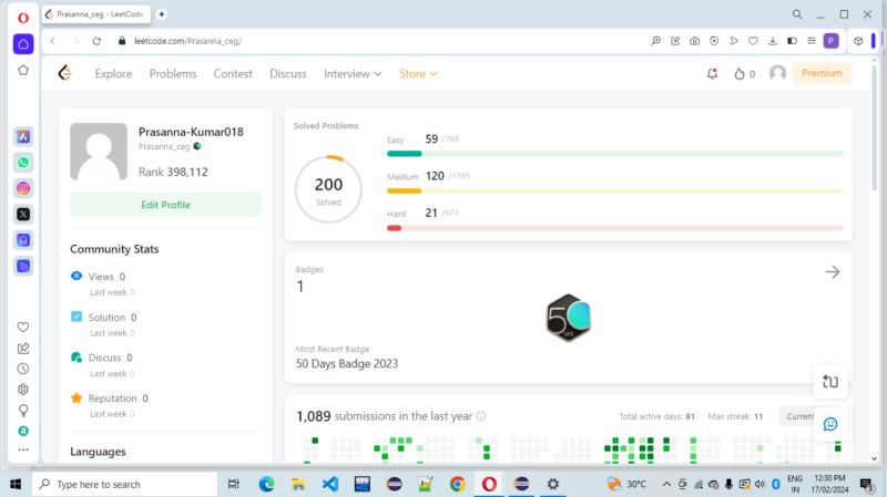 Prasanna Kumar on LinkedIn: #leetcode #codingjourney #problemsolving # ... Prasanna Kumar on LinkedIn: #leetcode #codingjourney #problemsolving # ...