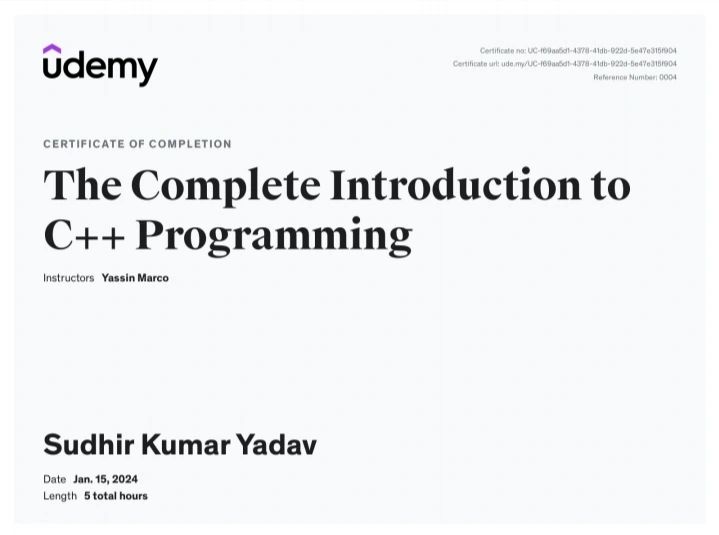 Sudhir Kumar Yadav on LinkedIn: #cplusplus #programming # ... Sudhir Kumar Yadav on LinkedIn: #cplusplus #programming # ...