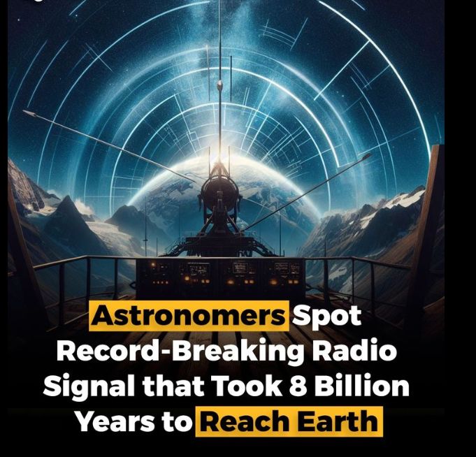 Saudi News on LinkedIn: Astronomers Spot Record-Breaking Radio Signal ... Saudi News on LinkedIn: Astronomers Spot Record-Breaking Radio Signal ...