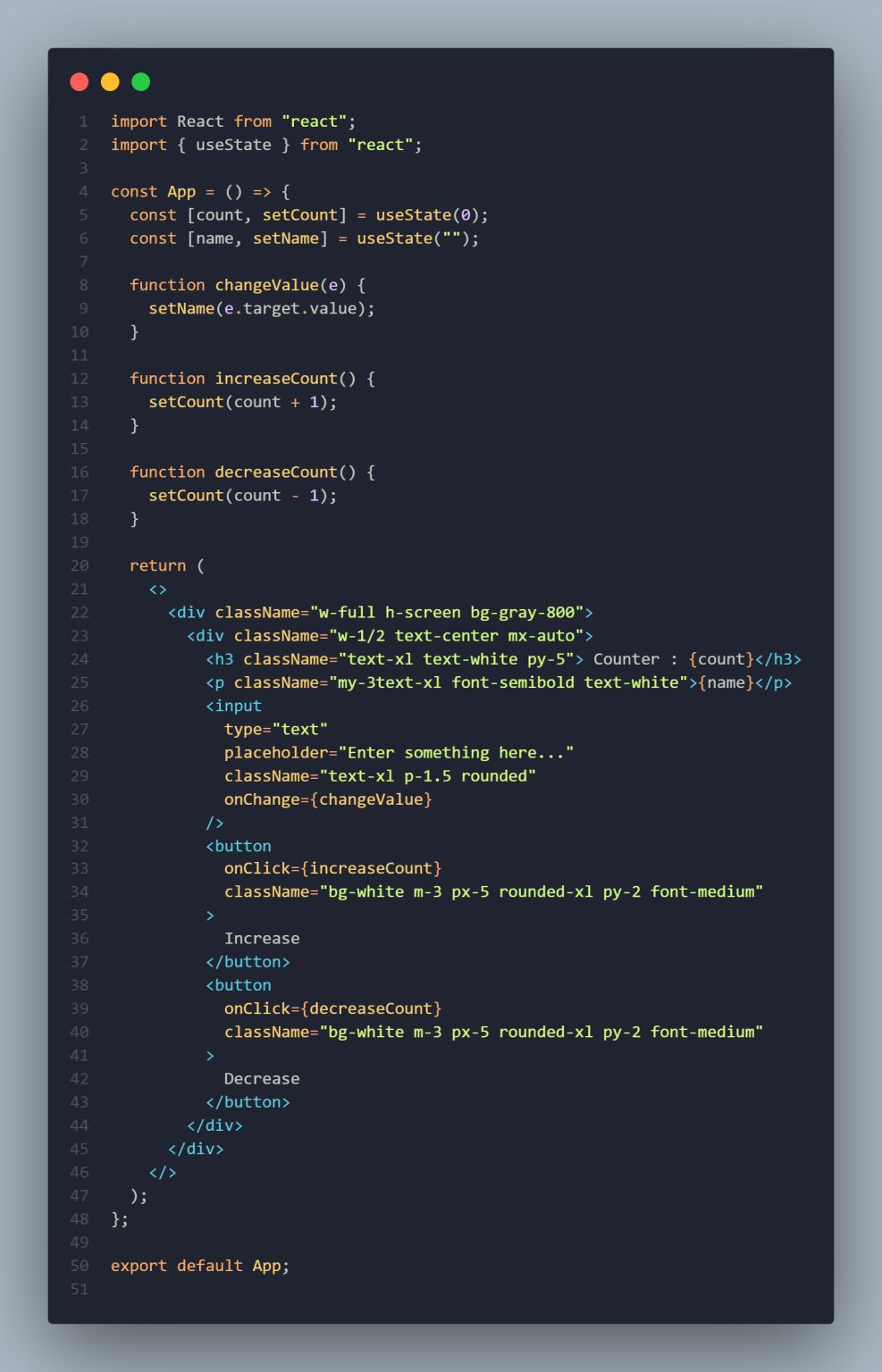 Raza Ali on LinkedIn: #reactjs #webdevelopment #usestate #codingjourney Raza Ali on LinkedIn: #reactjs #webdevelopment #usestate #codingjourney